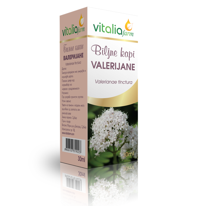 Biljne kapi Valerijane, 30ml