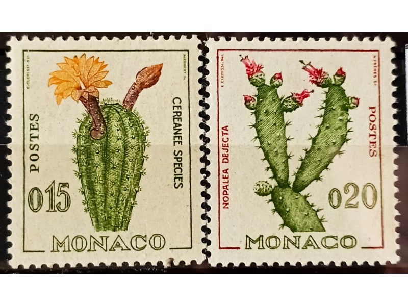 MONACO CELA CISTA SER.B.R 649-50**IZ 1960