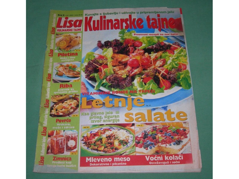 Letnje salate (Kulinarske tajne br. 8)