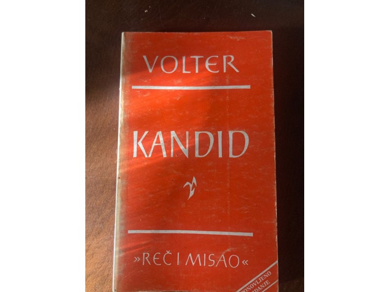 Volter - Kandid ili optimizam