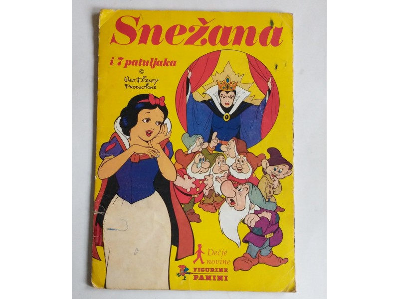 album Panini SNEŽANA I 7 PATULJAKA - PUN -