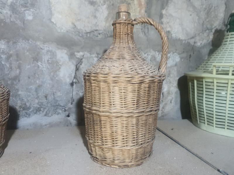 Antikvarni pletenice balon 4l