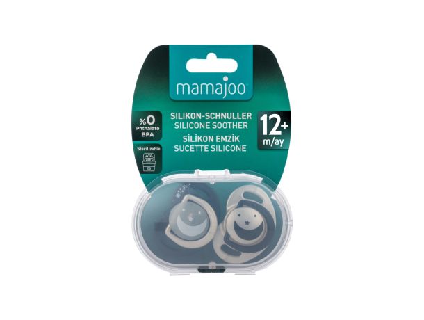 MAMAJOO ORTHO VARALICA SILIKON 12+ M CRNO BELA 2kom 4579