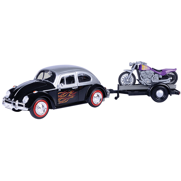 Metalni auto Motor Max 1:24 Volkswagen Motorible Trailer 25/79675