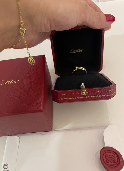 CARTIER ONE CLOU PRSTEN ORIGINAL CERTIFIKAT