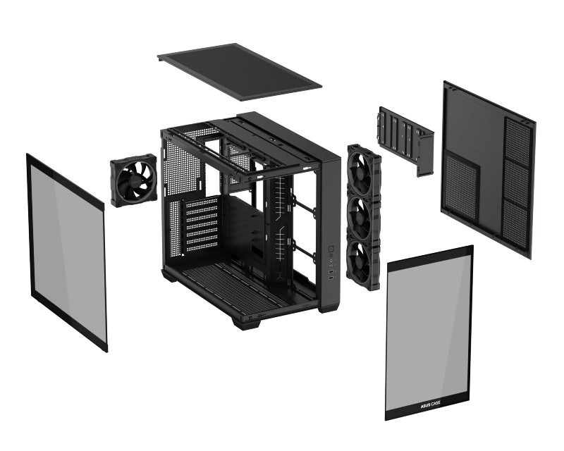 A32 PLUS TG ARGB micro-ATX kućište crno