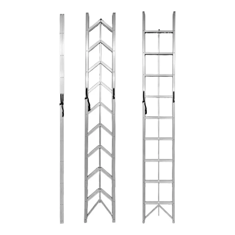 SuperStep Sklopive Štapne Alu Merdevine 299cm 9 Gazišta