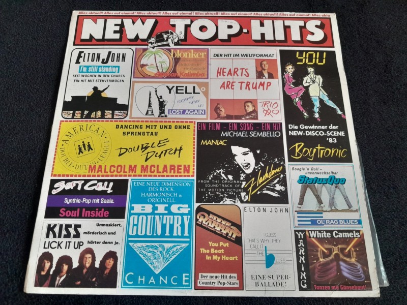 New top-hits / Kiss Elton John Malcom Mc laren