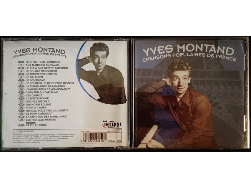 Yves Montand-Chansons Populaires De France CD (2006)