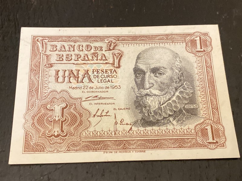1 Pezeta Španija-1953