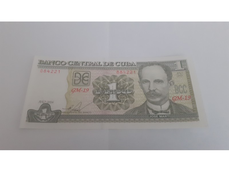 CUBA - 1 PESOS - 2016