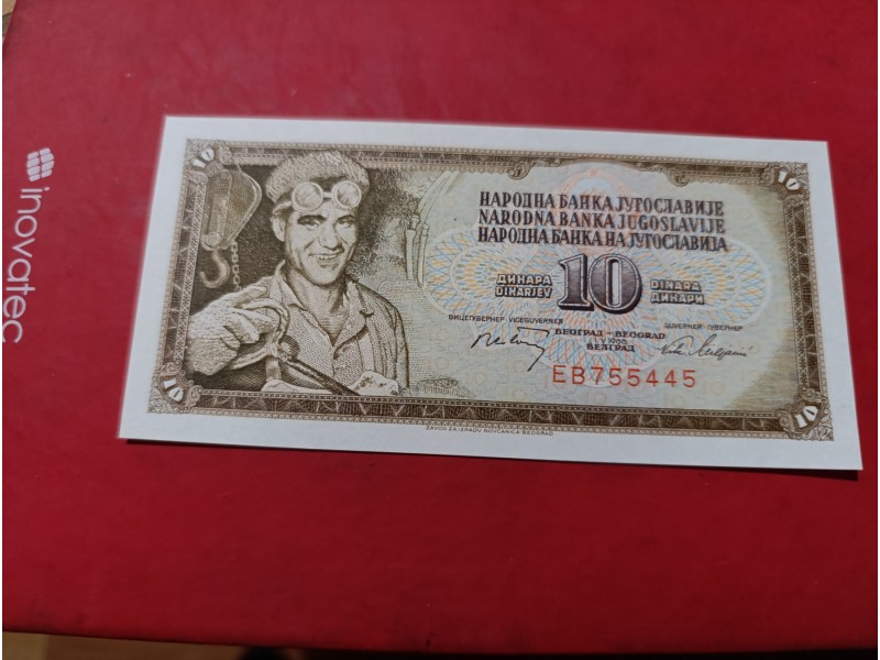 10 dinara 1968