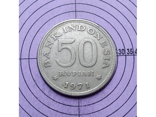 Indonezija 50 rupiah 1971g km35