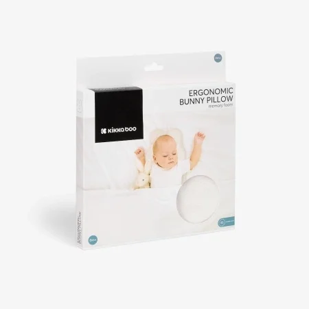 Kikkaboo ergonomski jastuk od memorijske pene bunny airknit white ( kkb12127 )