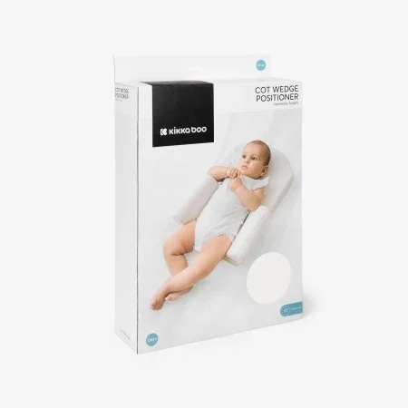 Kikkaboo pozicioner za krevetac od memorijske pene airknit white ( kkb12134 )