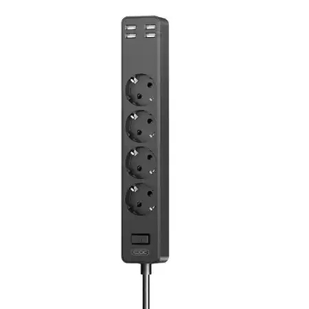 Xo wl10 4 utičnice + 4 usb 1.8m produžni kabl
