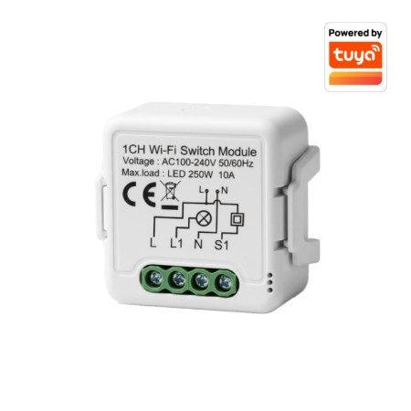Elementa wi-fi smart prekidač-modul, 1x10a ( wfm-swn01 )