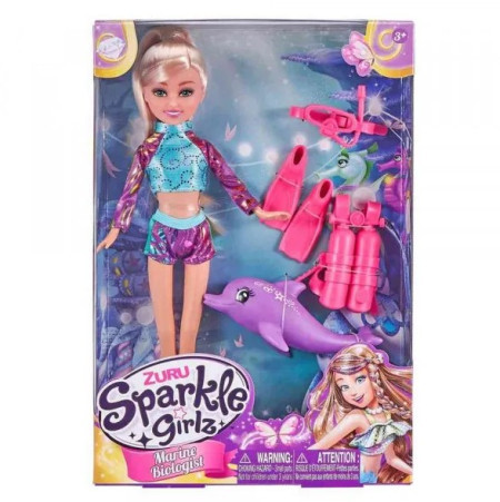 Sparkle girlz dog walker set sa lutkom ( ZU10065 )