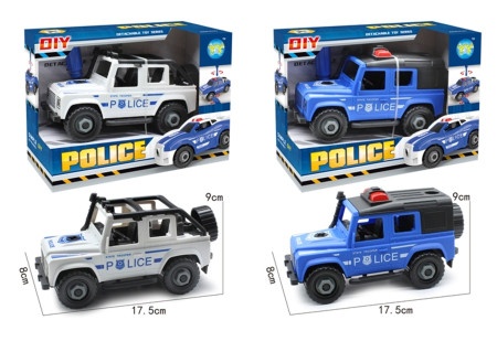 Merx džip policijski u kutiji 17,5 cm ( ms87286 )