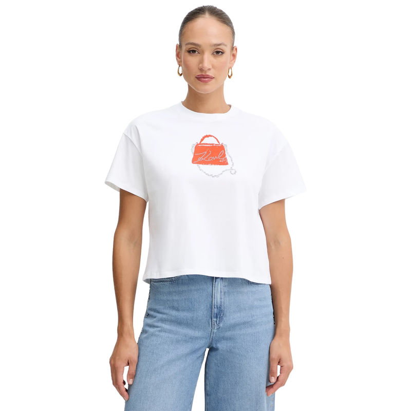 Ženska majica Karl Lagerfeld Signature bag t-shirt