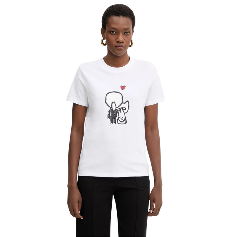 Ženska majica Karl Lagerfeld Ikon valentine t-shirt