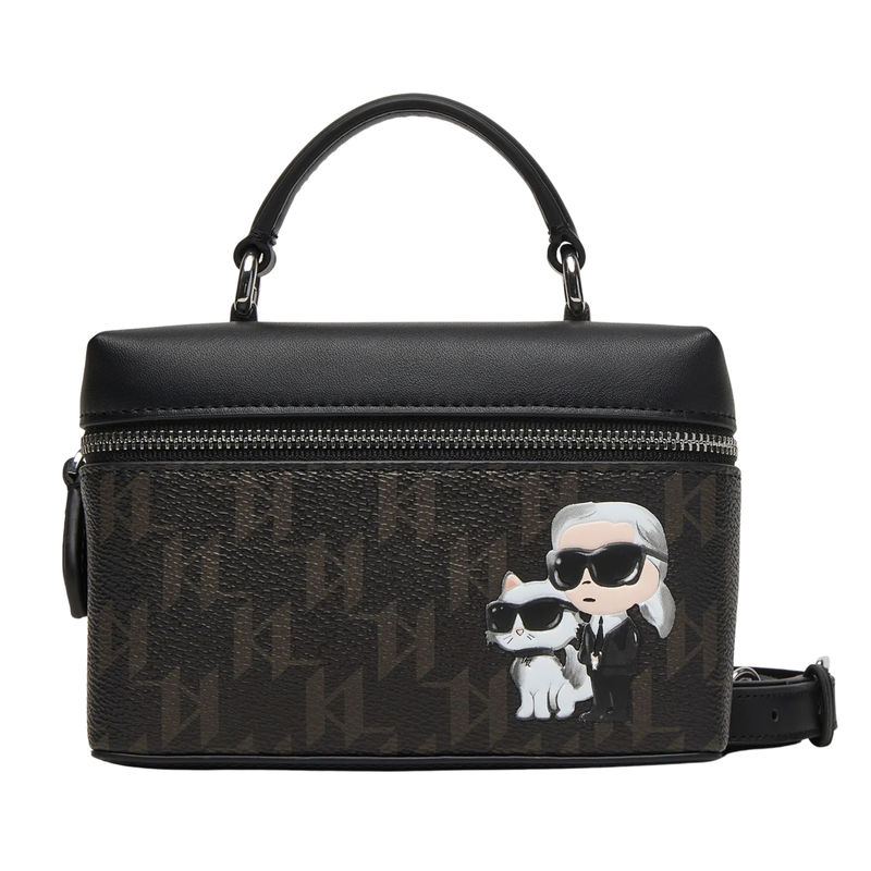 Ženska torba Karl Lagerfeld Ikon monogram cc sm vanity cb