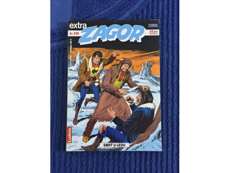 ZAGOR EXTRA 345 SMRT U LEDU ludens