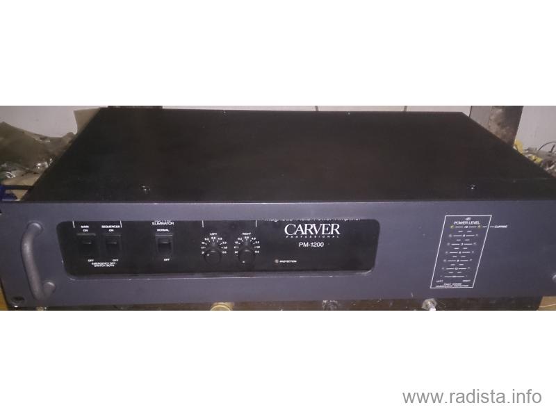 Carver PM 1200, Quad 405 zastita, Quad34 MC B&O S30 Axicom