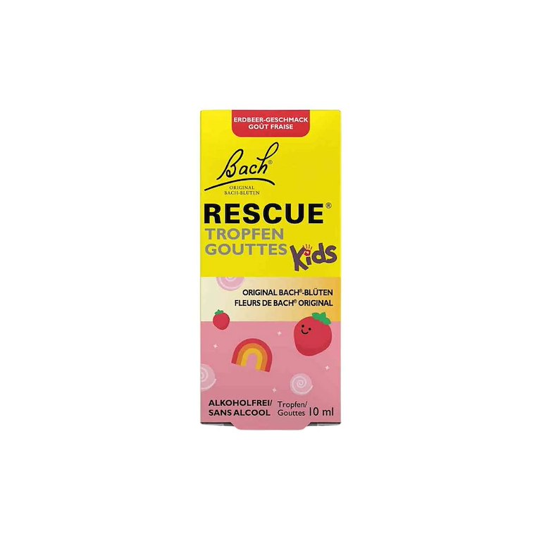 Bach® RESCUE KIDS Kapi za Umirenje sa Ukusom Jagode 10 mL