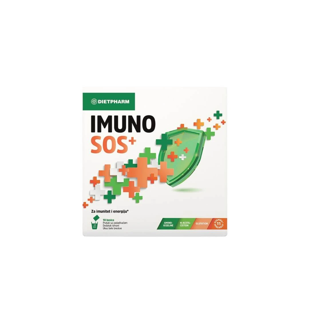DIETPHARM Imuno SOS+ Prašak 10 Kesica