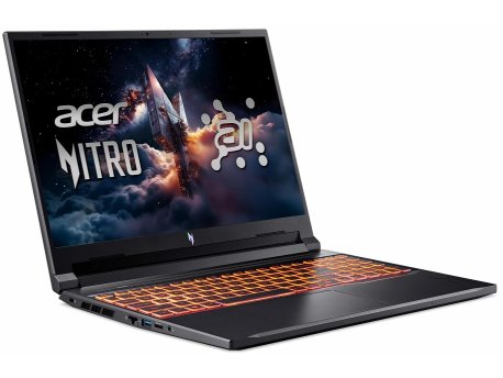 ACER Nitro V16 AI ANV16-42-R4LX (Black) WUXGA IPS 180Hz, Ryzen 7 260, 16GB, 1TB SSD, RTX 5060 8GB (NH.U1GEX.00M // Win 11 Pro)