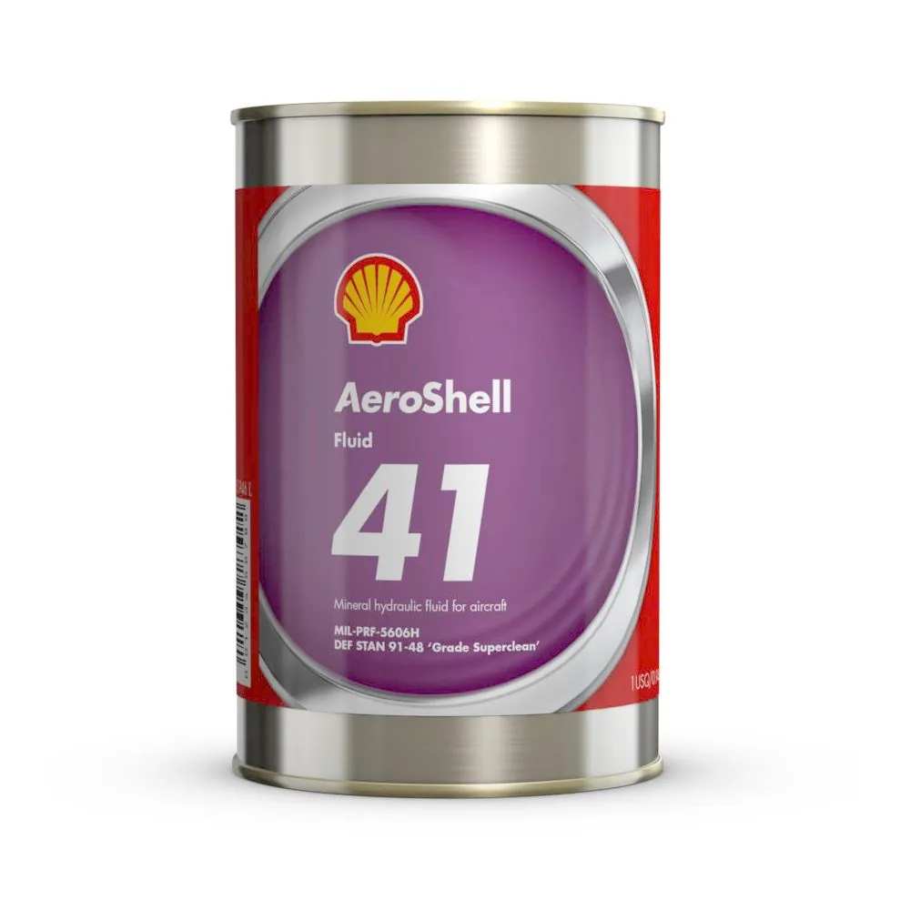 Request for Quote (RFQ)
Aeroshell - Fluid 41 - 1 US Quart - Mineral hydraulic oil
Aeroshell - Fluid 41 - 1 US Quart - Mineral hydraulic oil