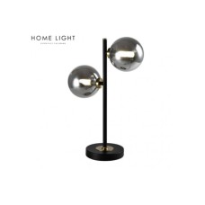 HOME LIGHT STONA LAMPA 2*G9 CRNA/BAKAR