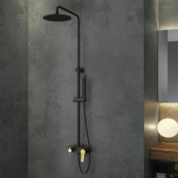 Karag- Andare usponski tuš Nero+ RoseGold