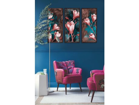 WALLXPERT Dekorativna uramljena MDF slika (3 komada) Artsmdfdkset8
