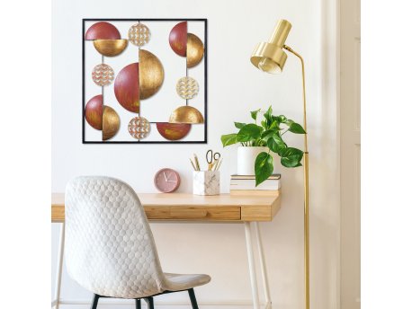 WALLXPERT Dekorativni metalni zidni dodatak My World