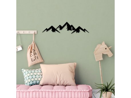 WALLXPERT Dekorativni metalni zidni dodatak Mountain 7