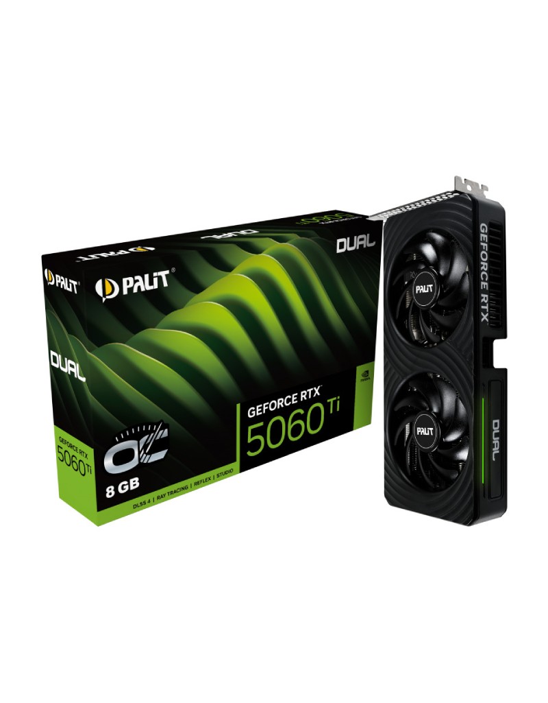 PALIT nVidia GeForce RTX 5060 Ti 8GB 128bit RTX5060 Ti Dual OC graficka karta