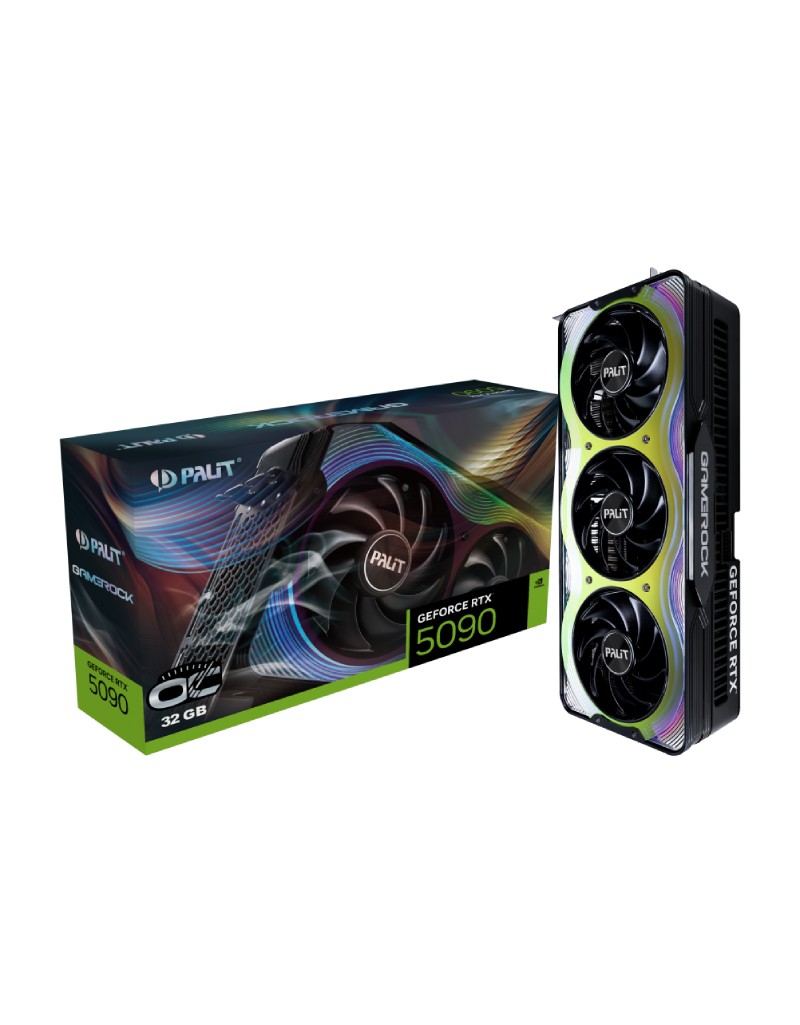 PALIT nVidia GeForce RTX 5090 32GB 512bit RTX5090 GameRock OC 32GB graficka karta