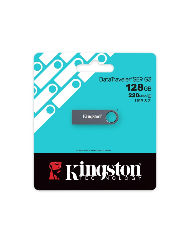 KINGSTON 128GB DataTraveler SE9 G3 USB 3.2 Gen1 KE-U2X128-1AC