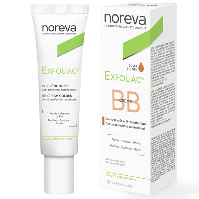 NOREVA EXFOLIAC BB KREMA ZLATNA 30 ML