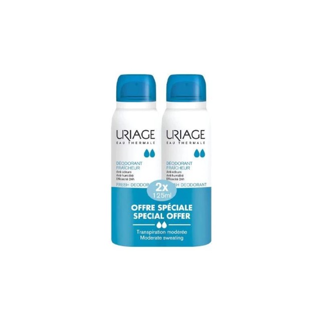 Uriage Eau Thermale dezodorans 2x125ml