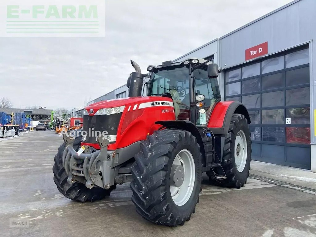 Massey Ferguson mf 8670 dyna-vt traktor točkaš