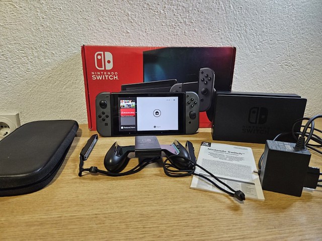 Nintendo SWITCH v2 HAC-001(-01) konzola oprema u kutiji