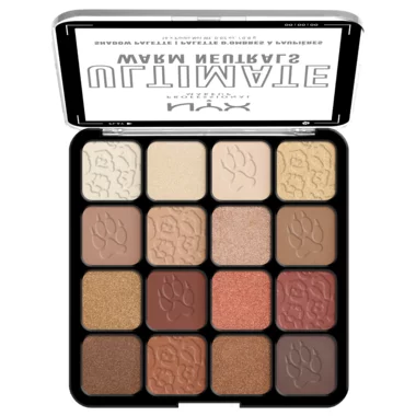 NYX Professional Makeup Paleta senki - Ultimate Warm Neutrals