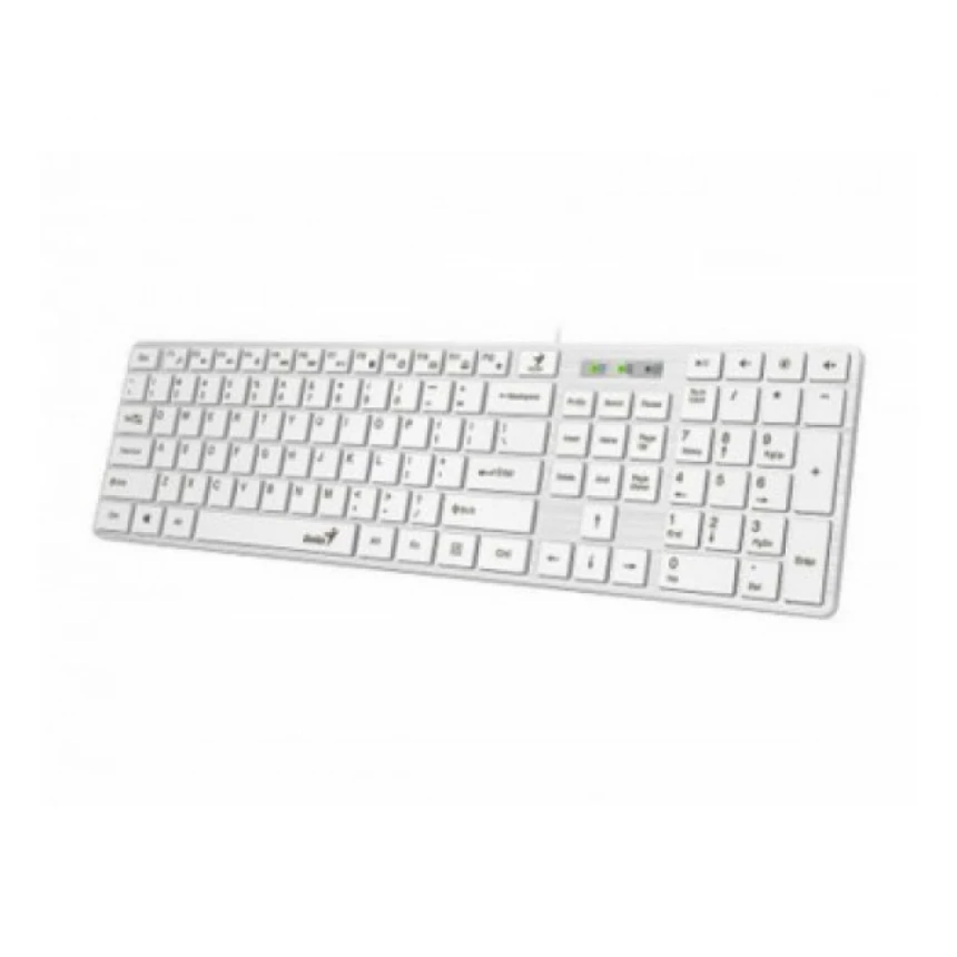 Tastatura USB Genius SlimStar 126 YU bela