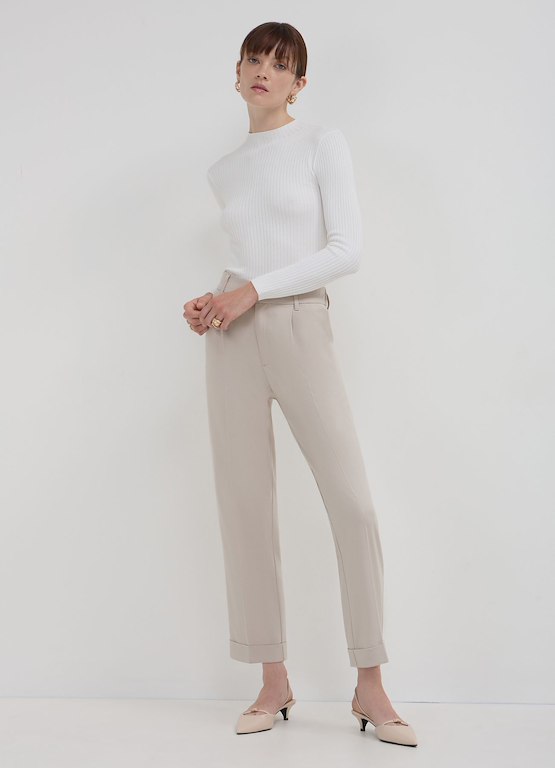 RIBBED TURTLENECK JUMPER BELA VUNA