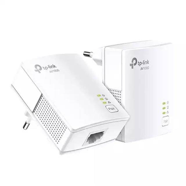 TP - Link Powerline Ethernet Adapter TP-Link TL-PA7017P KIT 1000Mbps/1GB LAN integrisana šuko utičnica