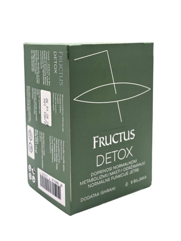 Fructus Detox čaj 25 filter kesica – za metabolizam masti i funkciju jetre