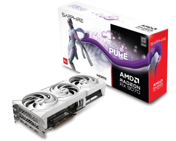 SAPPHIRE AMD Radeon RX 9070 16GB 256bit PURE RX 9070 GAMING OC 16GB (11349-02-20G) grafička karta